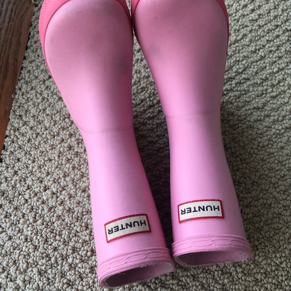 Hunter | Shoes | Hunter Bold Pink Rain Boots | Poshmark